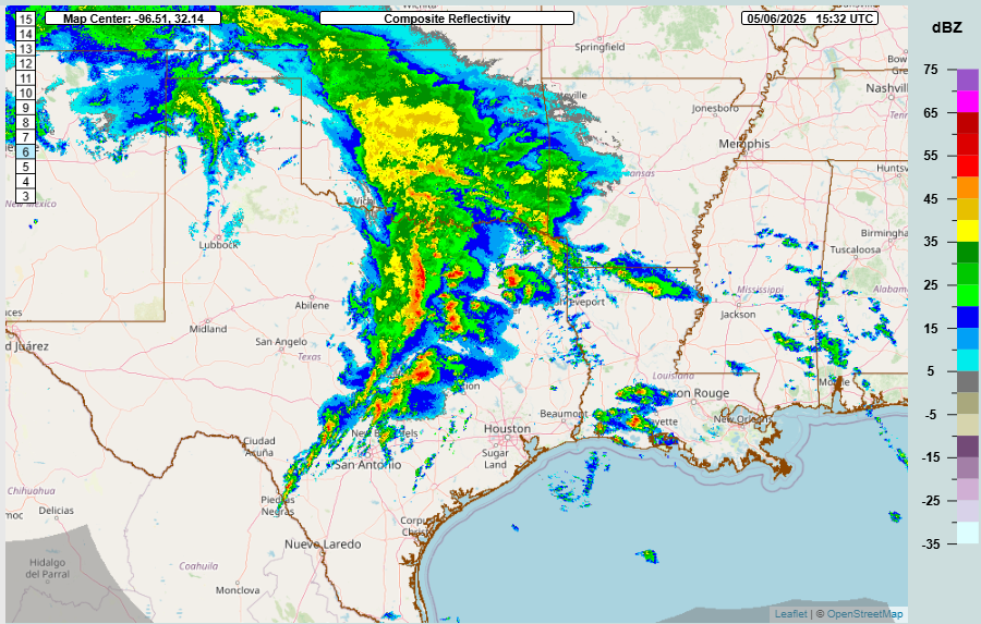 Active day in the Arklatex region – Balanced Weather