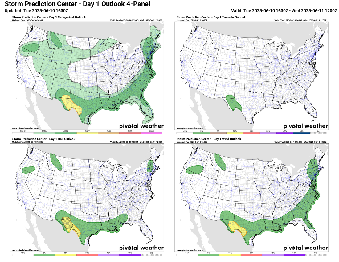 More storms for the south central states – Balanced Weather